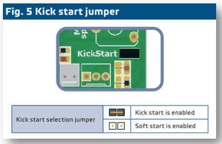 What is the difference between kick start and soft start?